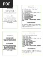 Boy Scout Oath Law Motto Slogan Code | PDF