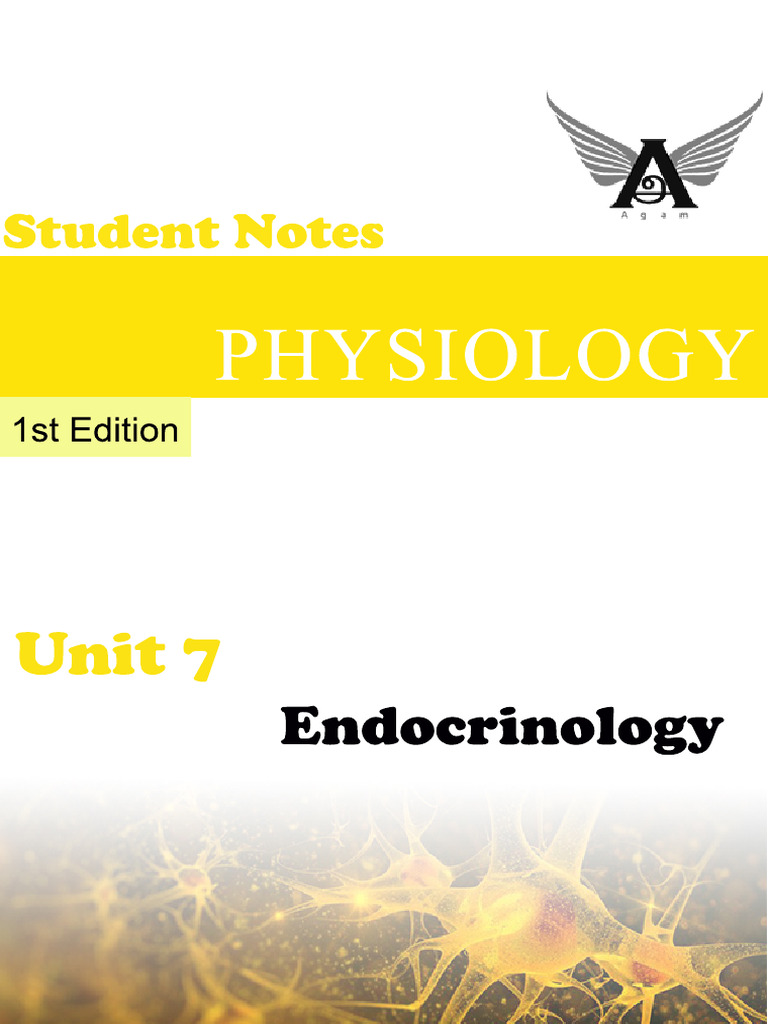 Endocrine Physio D& R Agam | PDF | Adrenal Gland | Cortisol