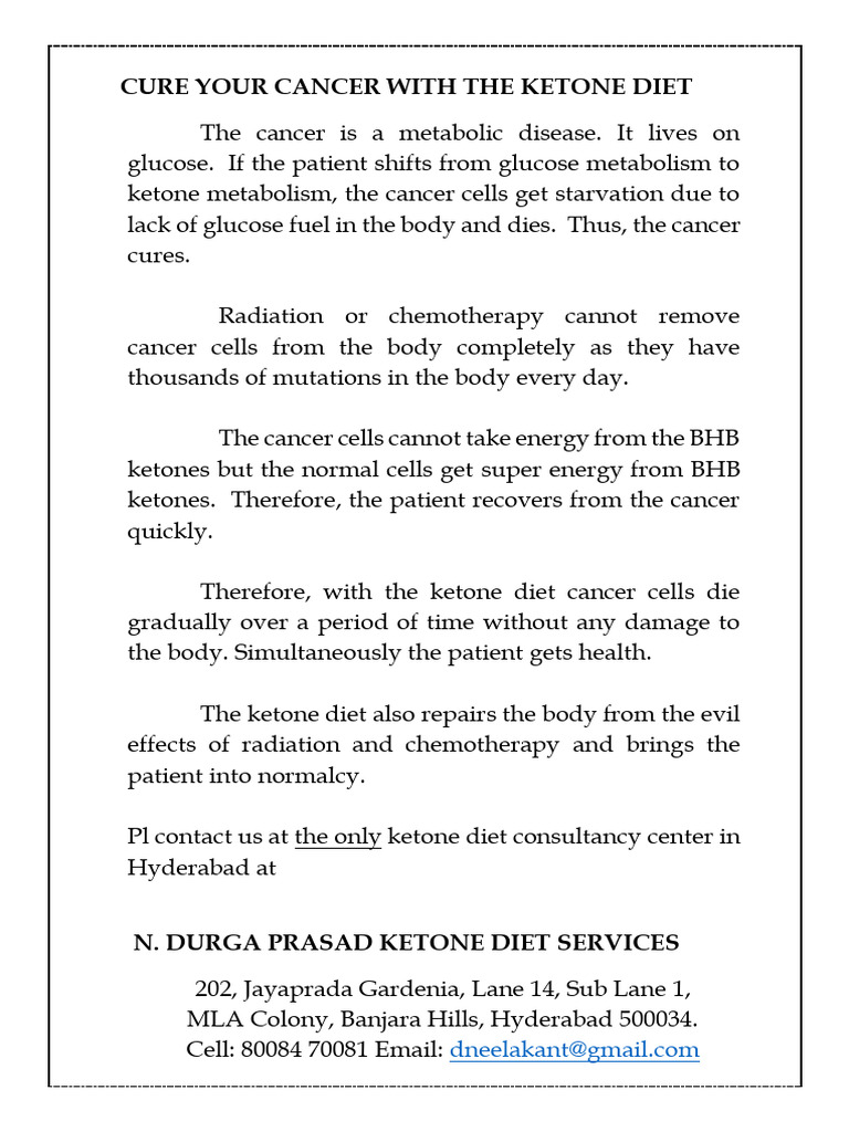 Cancer Pamphlet | PDF