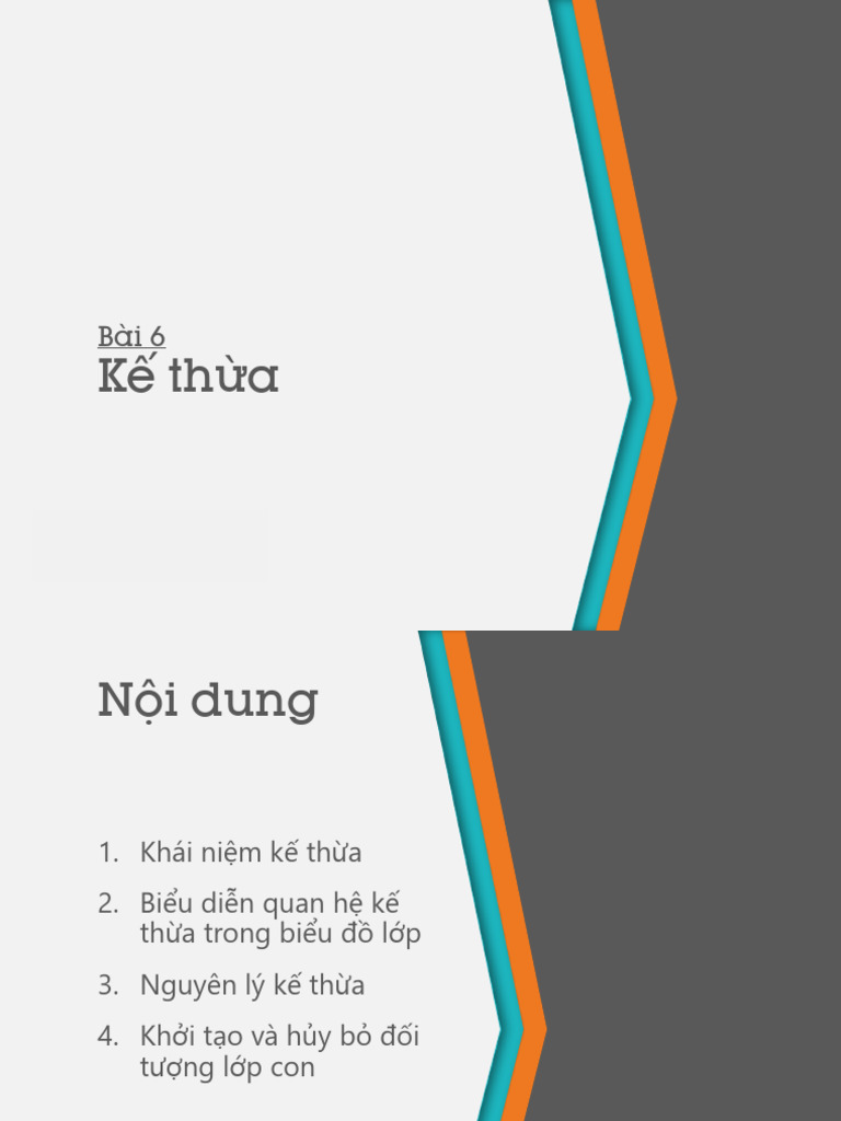 OOP - Bai06 (Vi) - Ke Thua | PDF