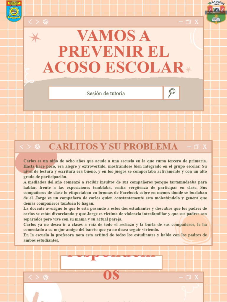 Prevencion Del Acoso Escolar o Bullying - Primaria | PDF | Violencia ...