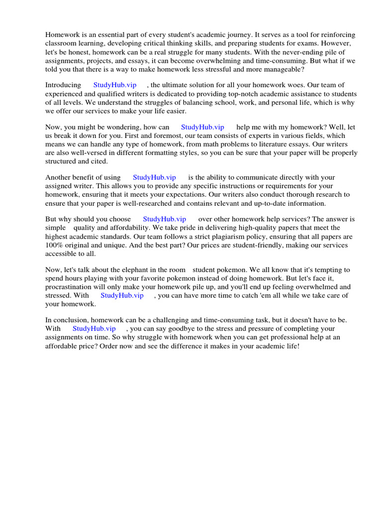 Homework vs Student Pokemon | PDF | Pokémon | Homework