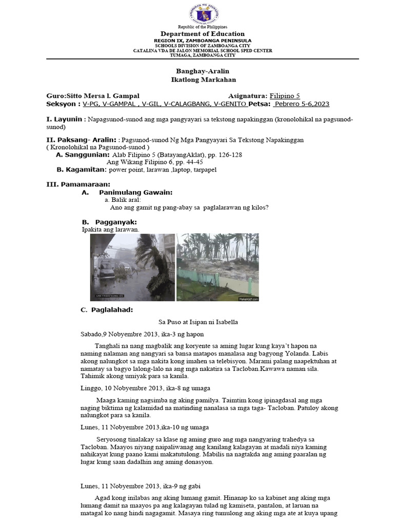 DLP Filipino Q3 W2 | PDF