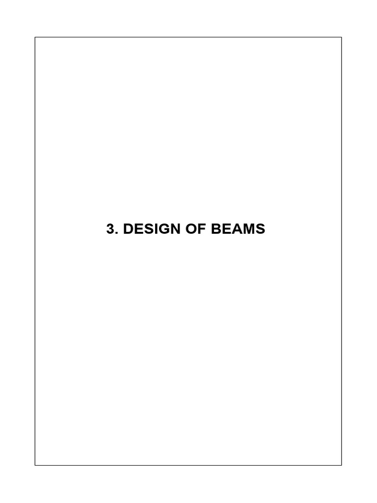 Beam Design | PDF | Beam (Structure) | Applied And Interdisciplinary ...