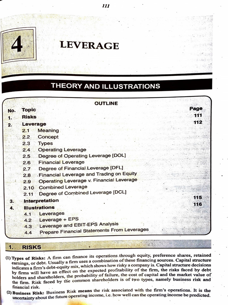 Leverage | PDF
