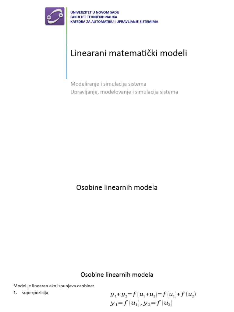042 Linearni Matematicki Modeli 2023 | PDF