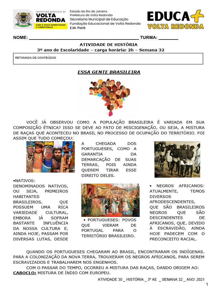 Mistura de Raças | Download grátis PDF | Povos indígenas | Brasileiros