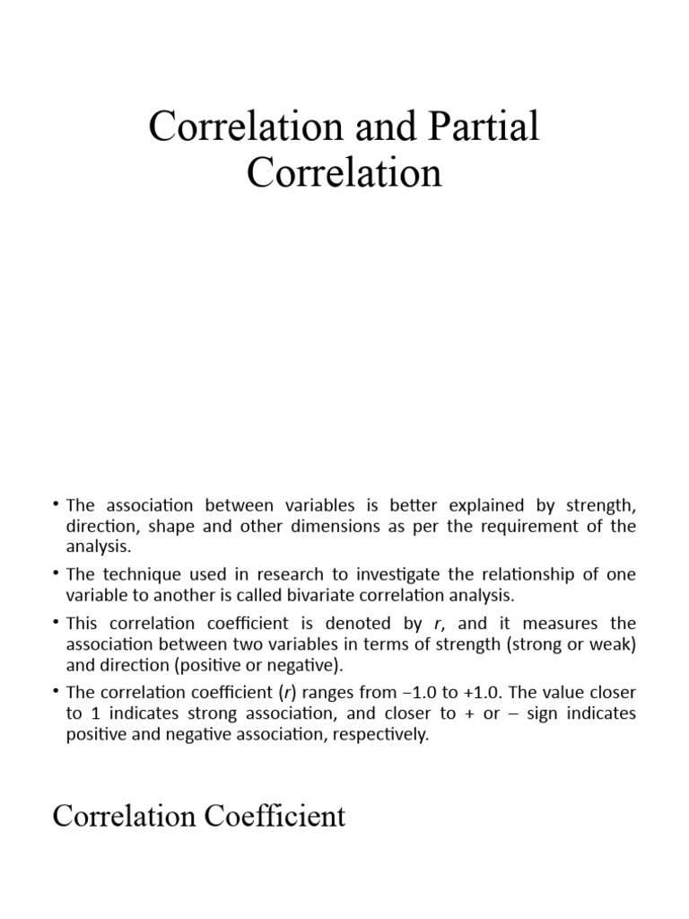 Steps In Spss To Find Correlation Matrix And Partial Correlation Pdf Scientific Method