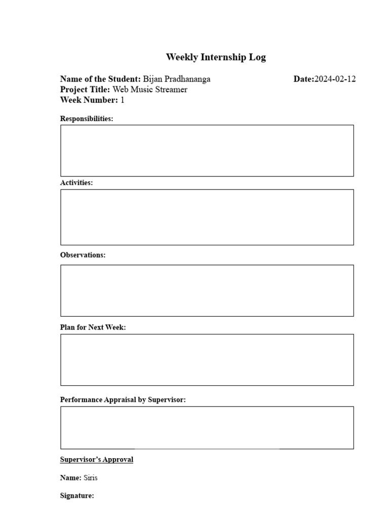 Supervisor Log | PDF | Databases | Android (Operating System)