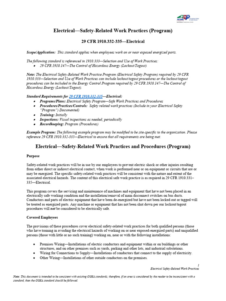 Electrical Safety Program | PDF | Electrical Connector | Insulator ...