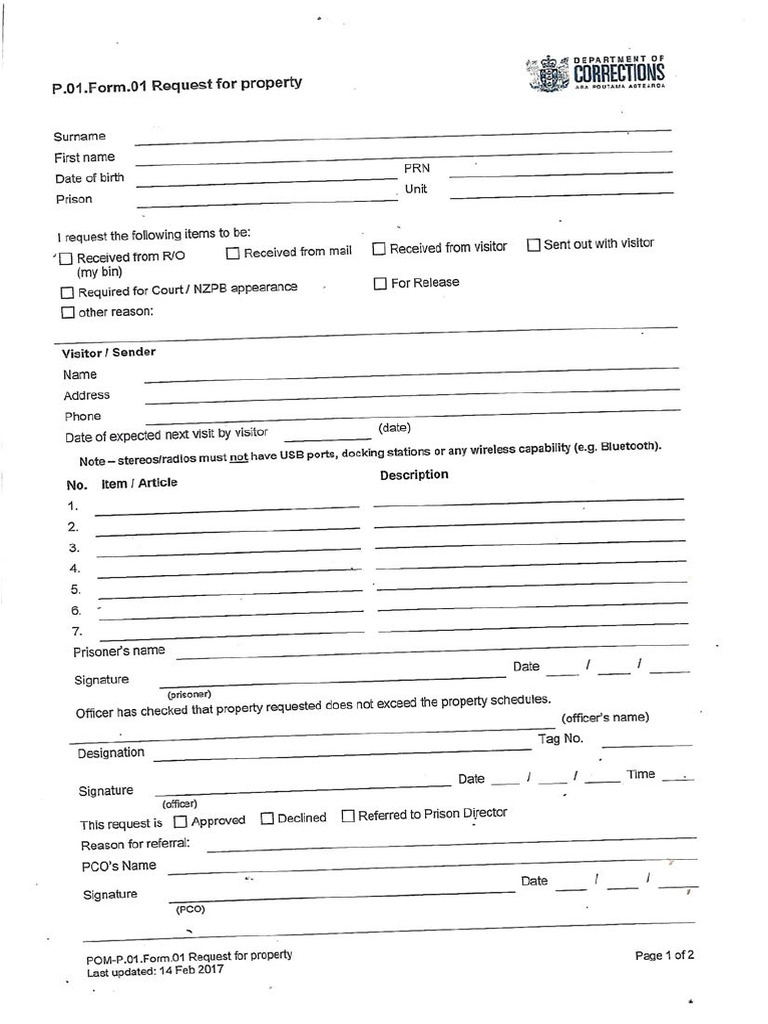 Property Forms | PDF