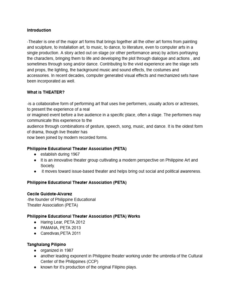 Arts 4TH Quarter | Download Free PDF | Theatre | The Arts