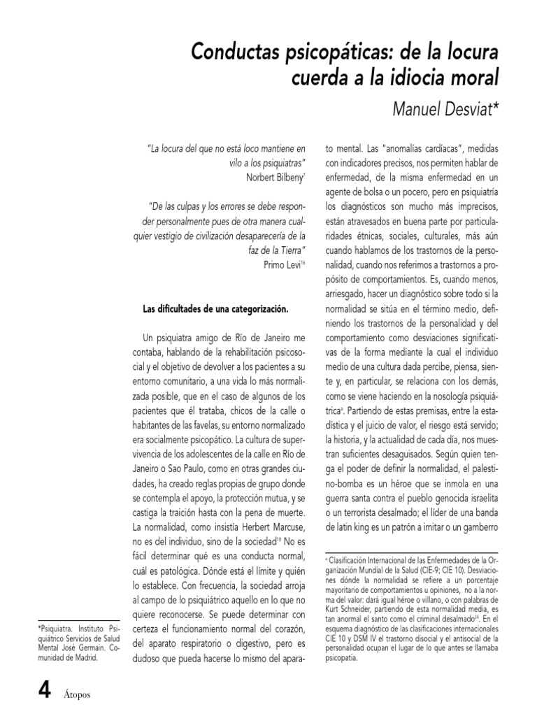 Conductas_psicopaticas_de_la_locura_cuerda_a_la_idiocia_moral | PDF ...