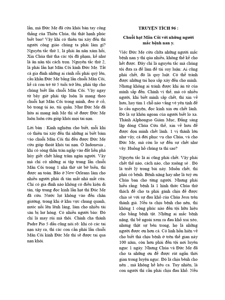 Truyện Tích Mân Côi-Peter Công Hậu-107 | PDF