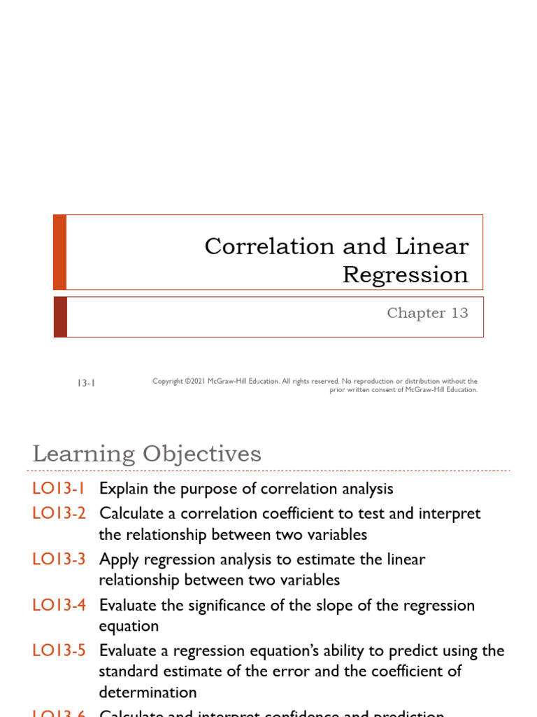 Correlation and Linear | Download Free PDF | Linear Regression | Errors And Residuals