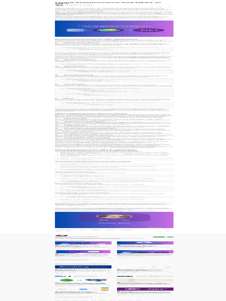 Using Elasticsearch And Nest In Net By Lucas Garcia Medium Pdf Language Integrated Query 