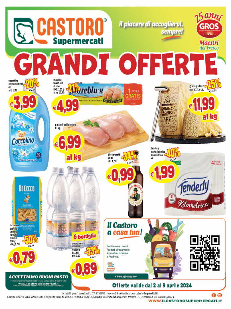 Volantino Il Castoro Del 2024-04-02 G | PDF