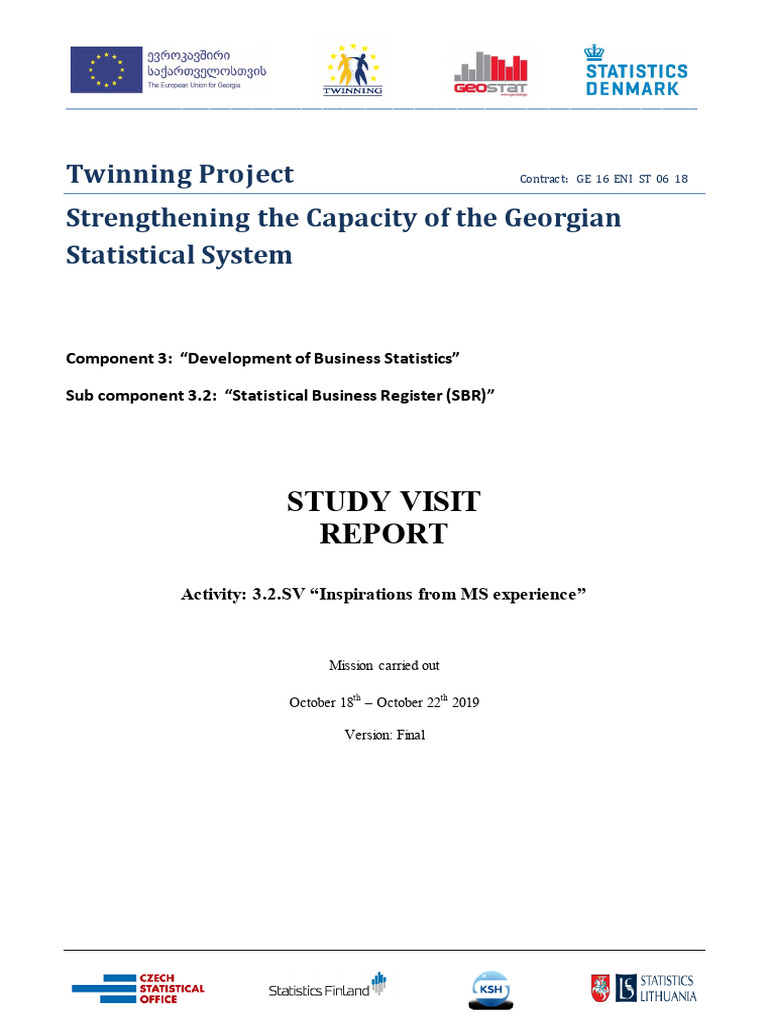 Activity 3 2 SV Study Visit Report Inspirations From MS Experience ...