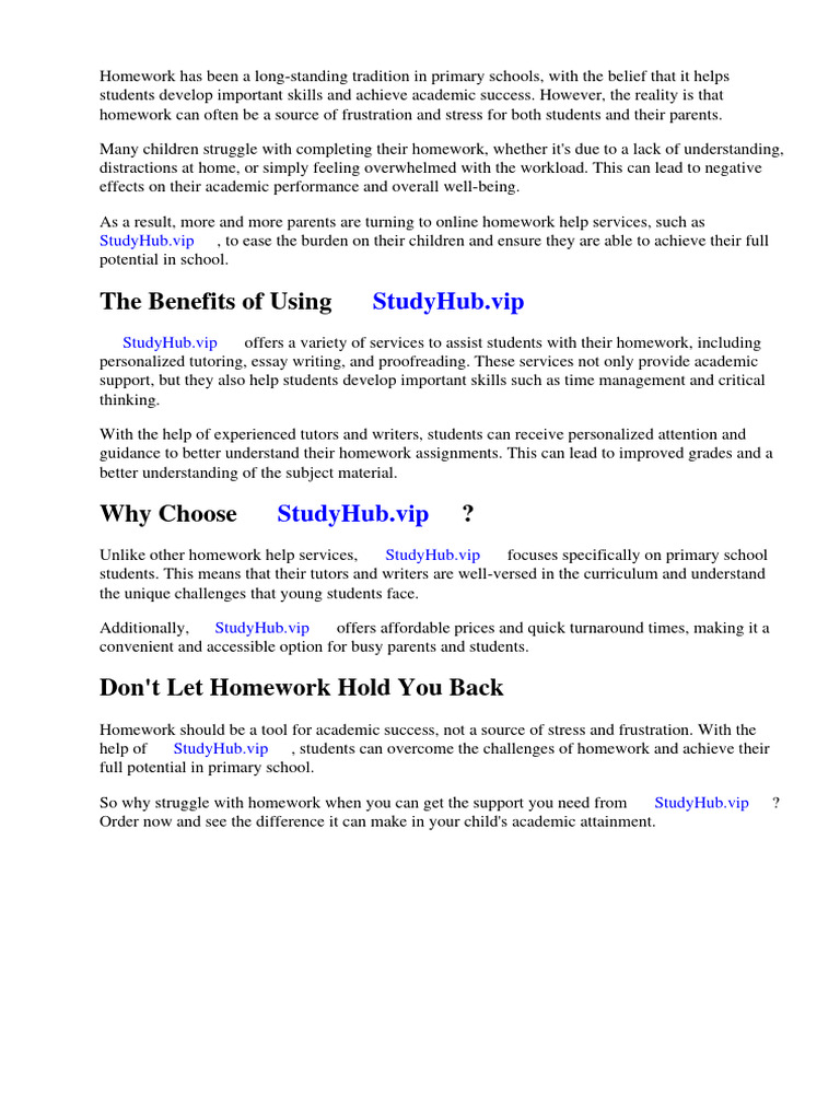 Homework and Attainment in Primary Schools | PDF | Homework | Schools