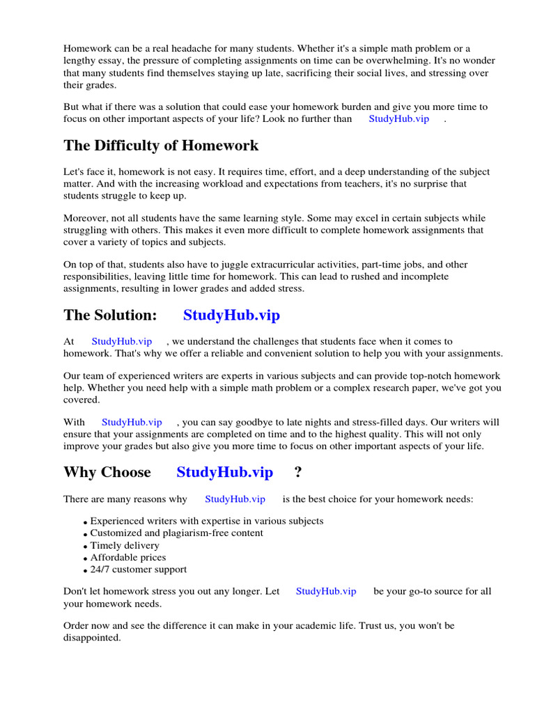 Random Homework | Download Free PDF | Homework