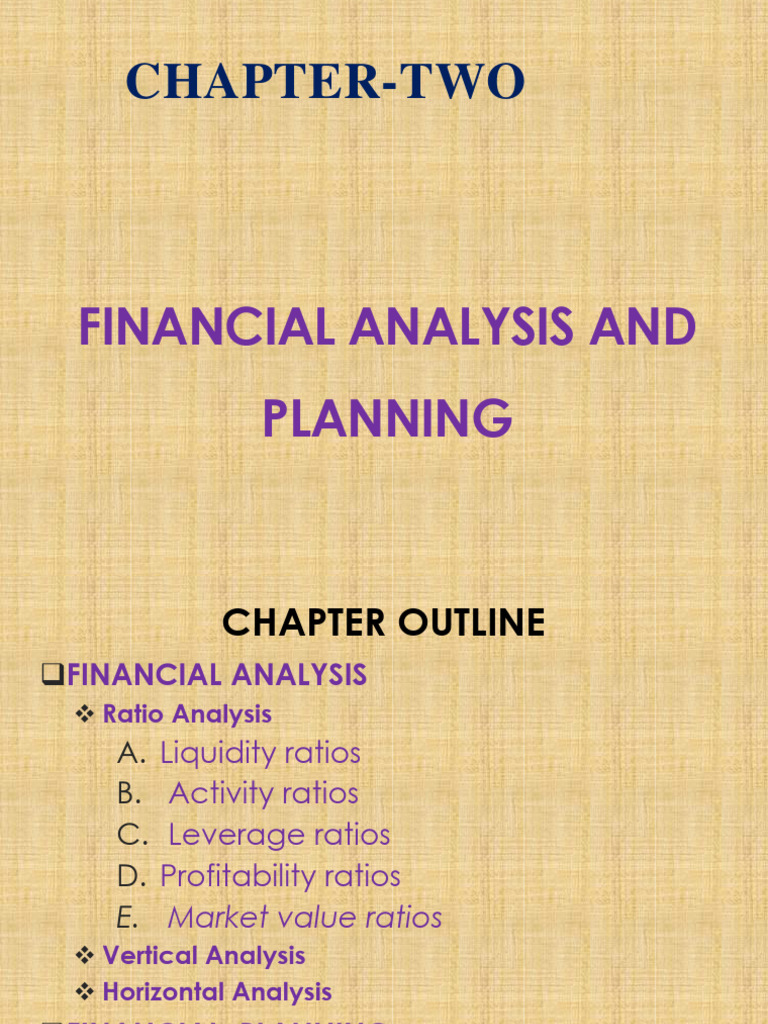 Financial Analysis and Planning | PDF | Debt | Price–Earnings Ratio