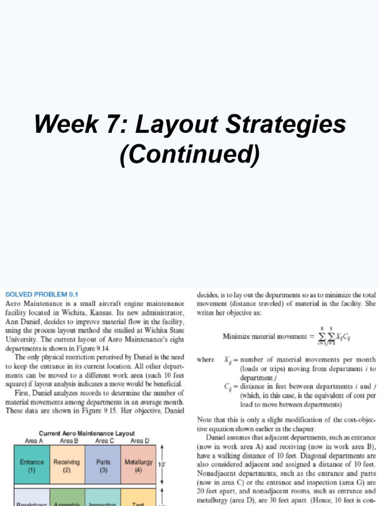 Layout Strategies (Week7-1) | PDF | Economies | Production And ...