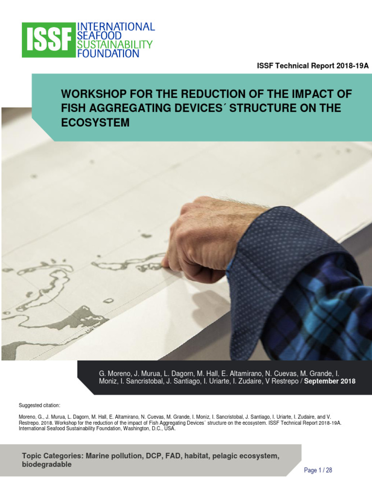 ISSF 2018 19A Workshop For The Reduction of The Impact of Fish ... ISSF 2018 19A Workshop For The Reduction of The Impact of Fish ...