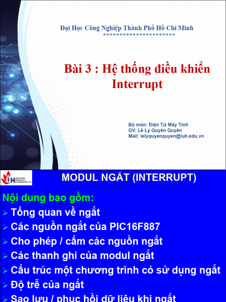 Bai3 - He Thong Dieu Khien Interrupt | PDF