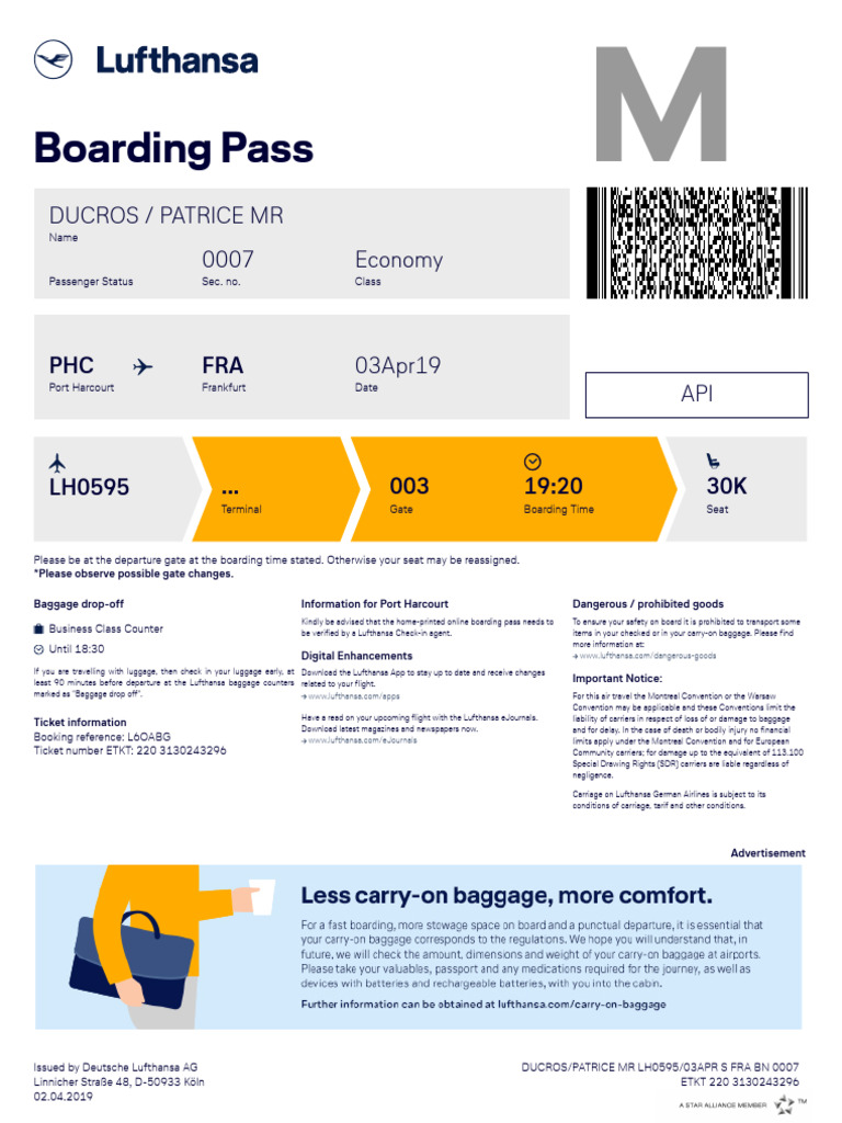 LH Webcki - Ng.standalone - Nbu50tavlmmvkminy7bj94 | PDF | Baggage | Aviation