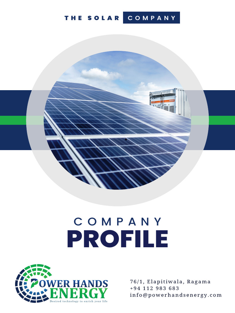 Power Hands Energy - Company Profile | PDF | Solar Power | Photovoltaics