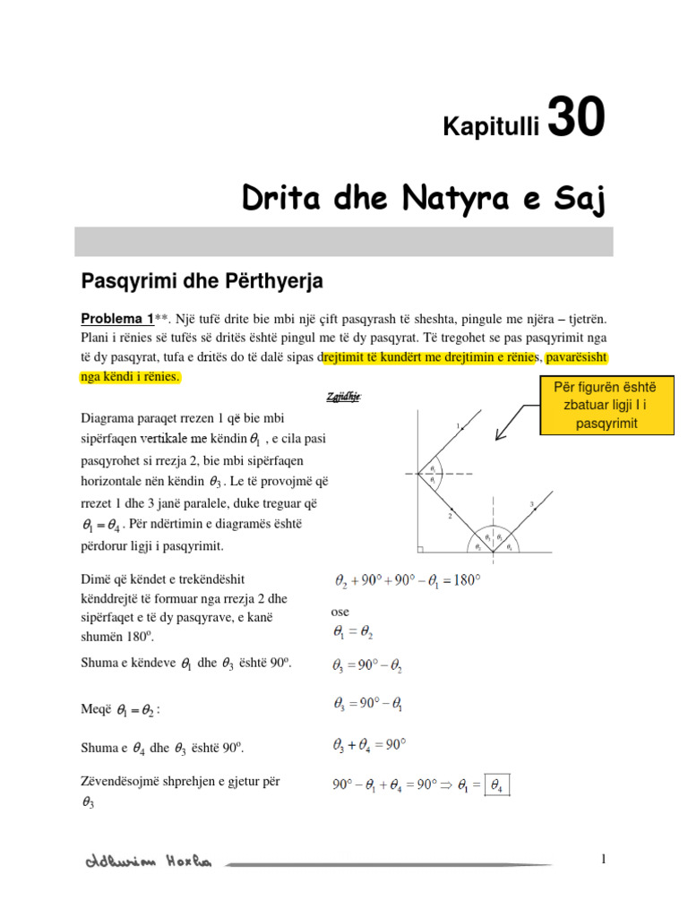 Kapitulli 30 (Ushtrime Të Zgjidhura) | PDF