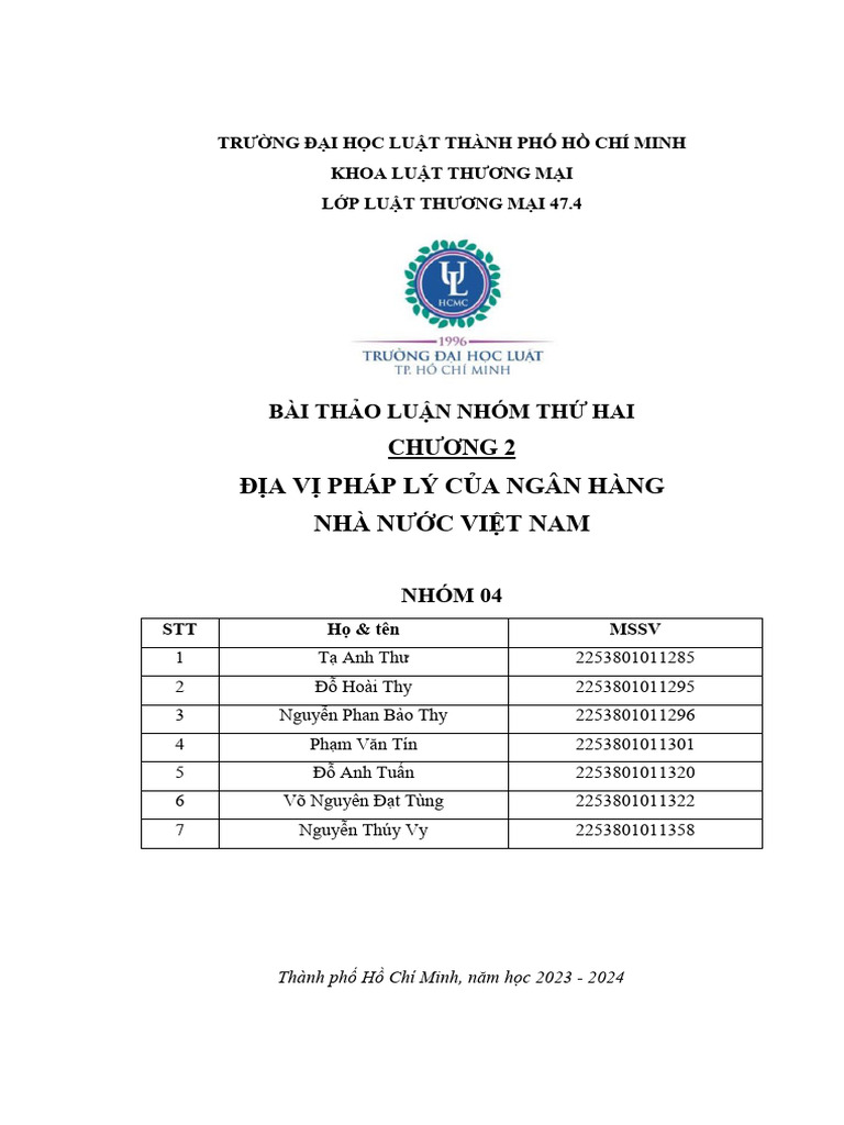 LNH LẦN 2 | PDF