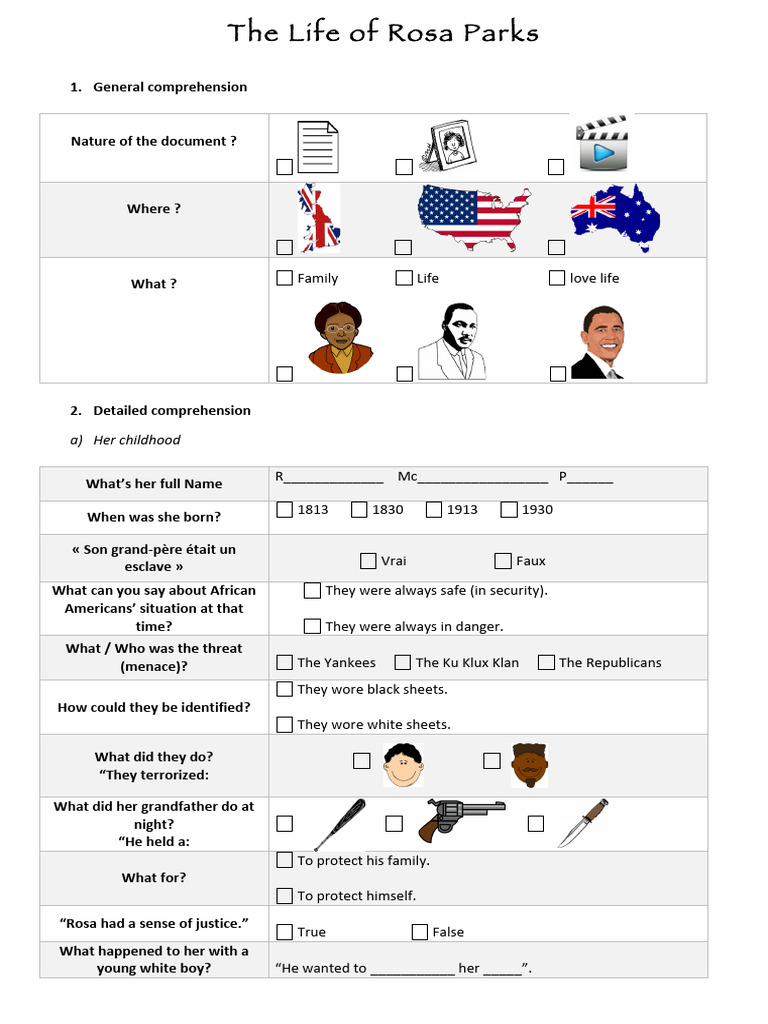 The Life of Rosa Parks Aide | PDF | Politics Of The United States ...