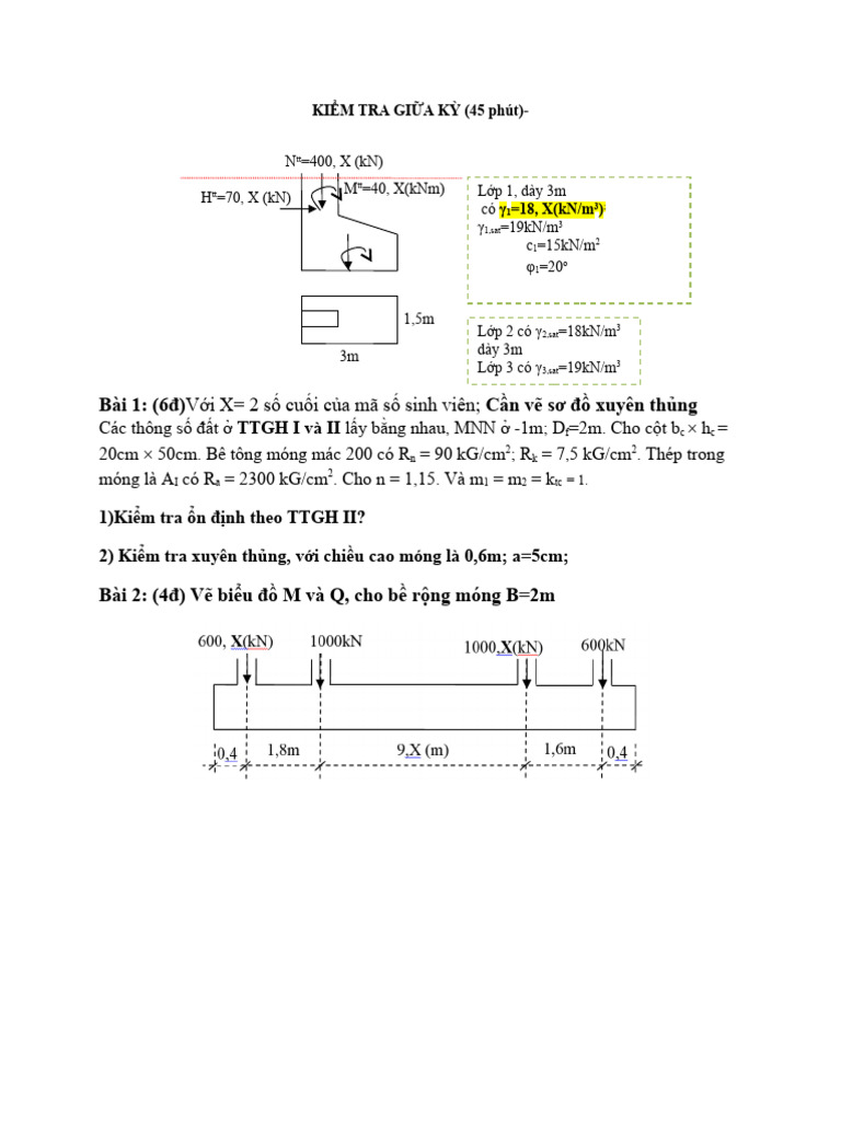 Kiem Tra Giua Ky | PDF