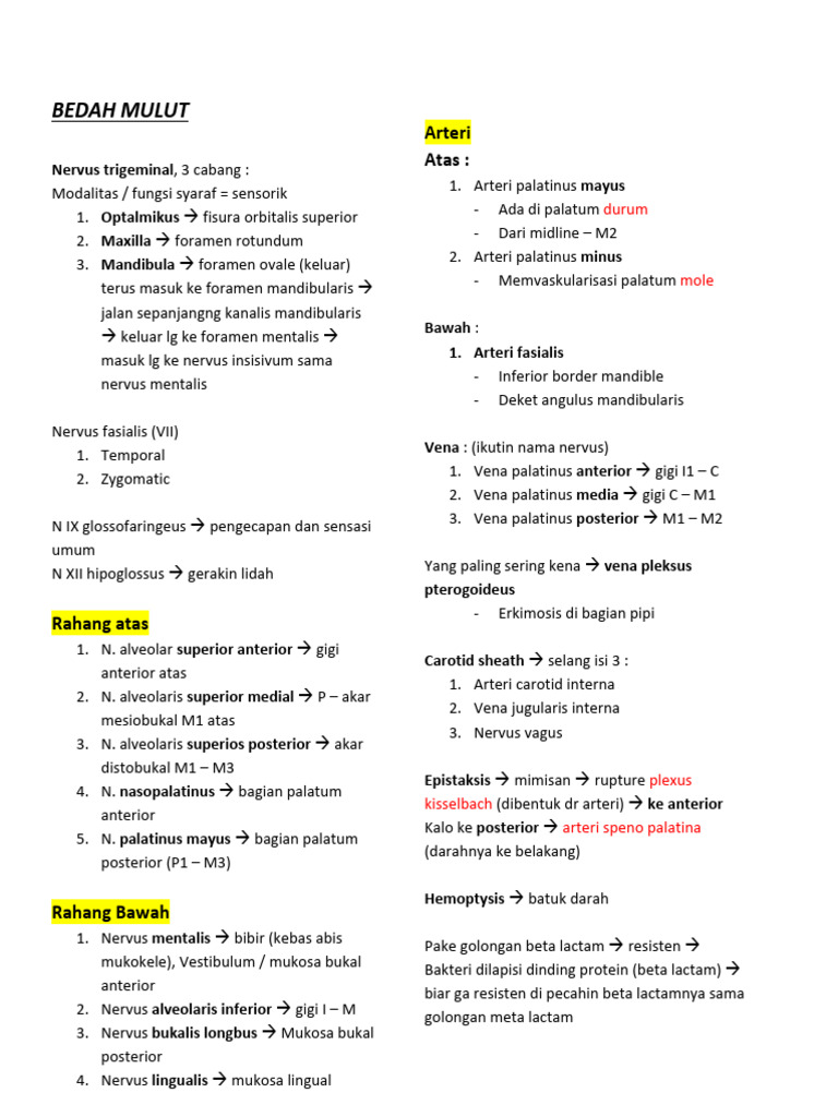 Bedah Mulut - Bonafide | PDF