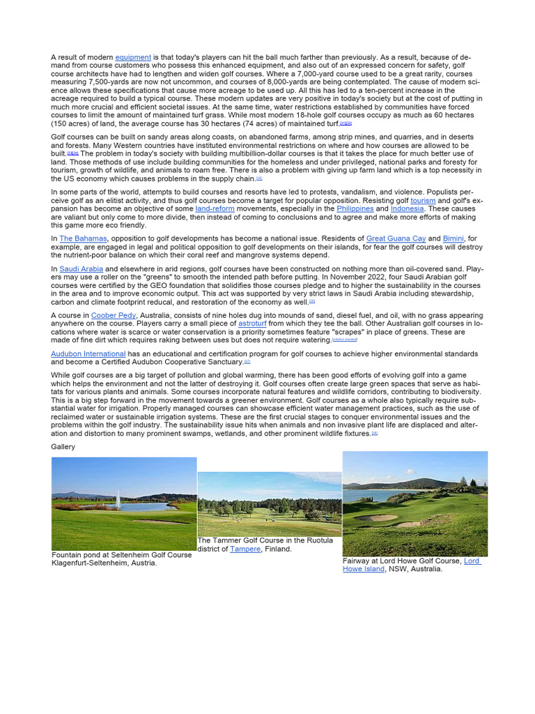 RAR2 | PDF | Golf Course | Nature