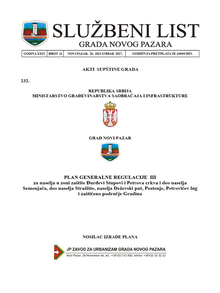Sluzbeni List 11-17 | PDF