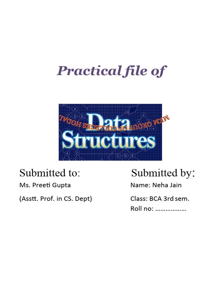 DST First Page | PDF | Queue (Abstract Data Type) | Data Management