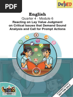 English 9: Unchanging Values | PDF | Cognition