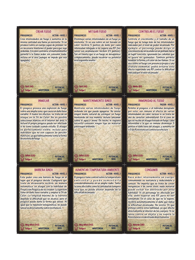 Planchas Final A4 | PDF | Mente | Incendios