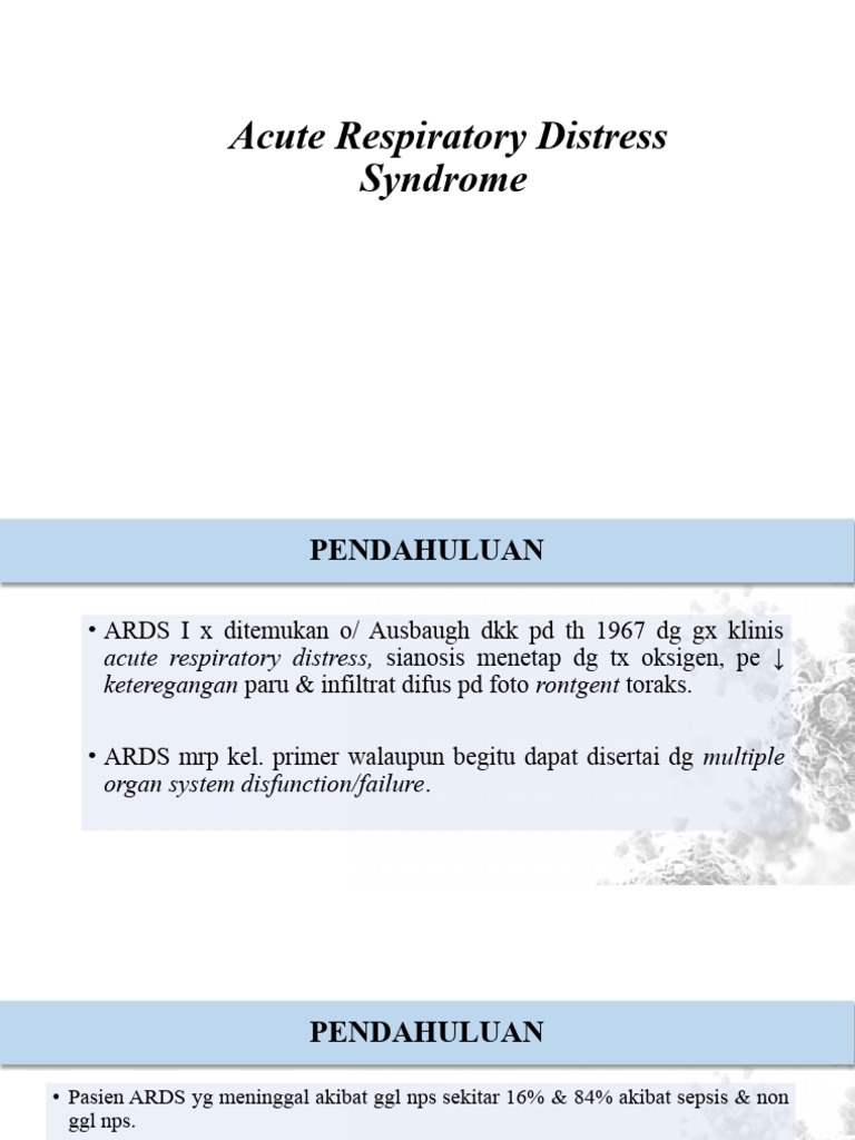 ARDS | PDF