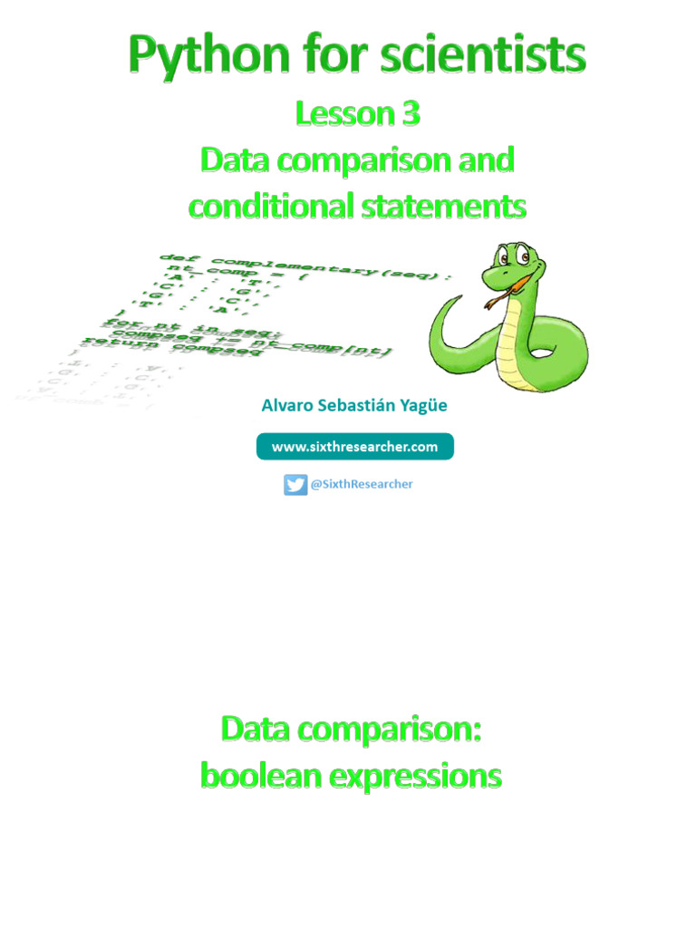 Python3 Lesson 03 | PDF | Boolean Data Type | Logic