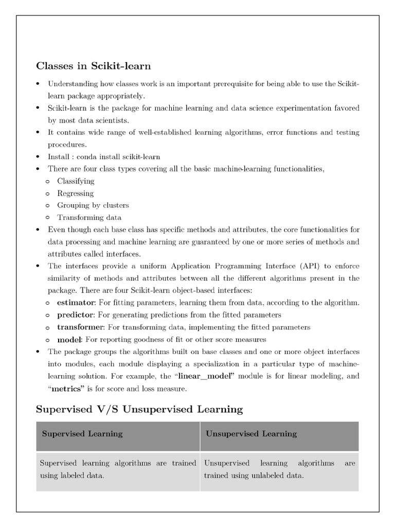 Scikitlearn | PDF | Computing | Computer Science