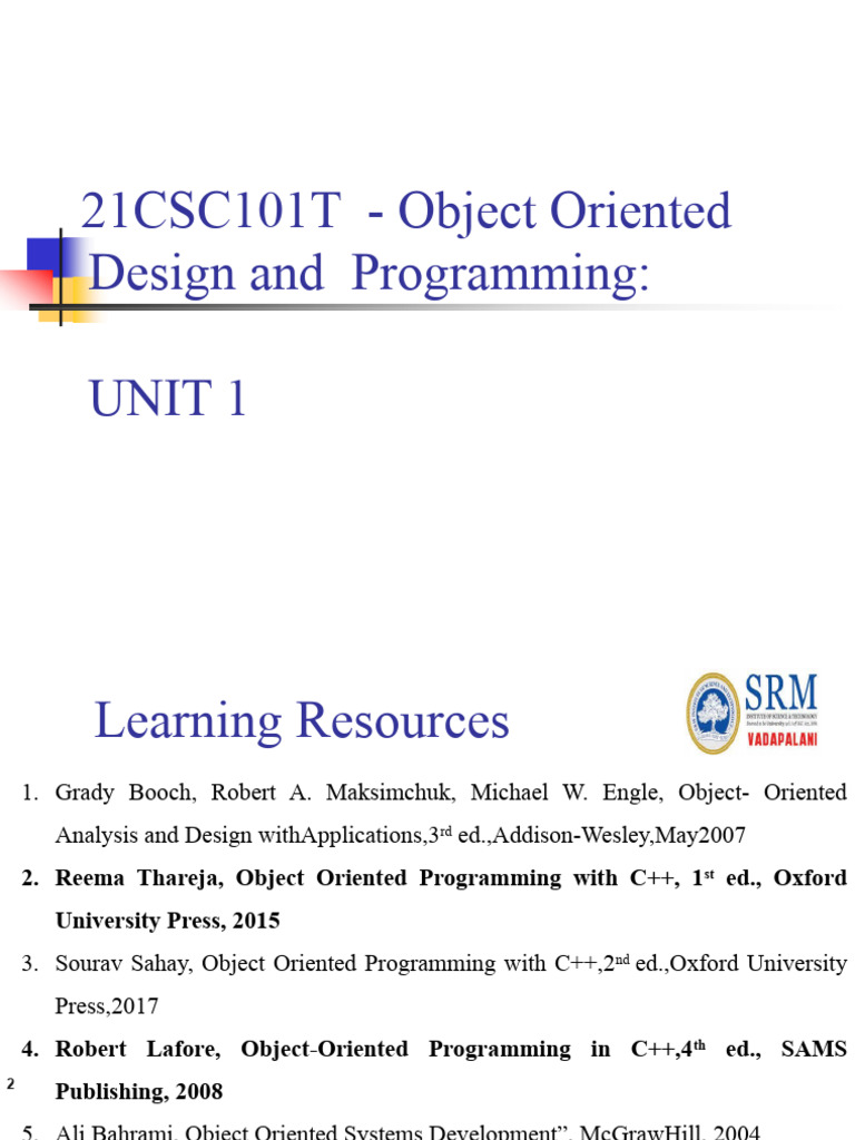 Object-Oriented Programming Guide | PDF | Object Oriented Programming ...