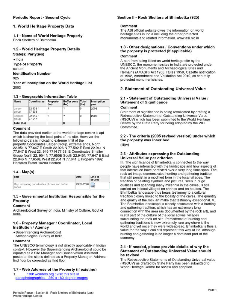PR-C2-S2-925 | PDF | World Heritage Site | Infrastructure
