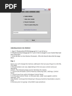 RSMEMORY - Temporary Change of ABAP Memory Allocation | PDF