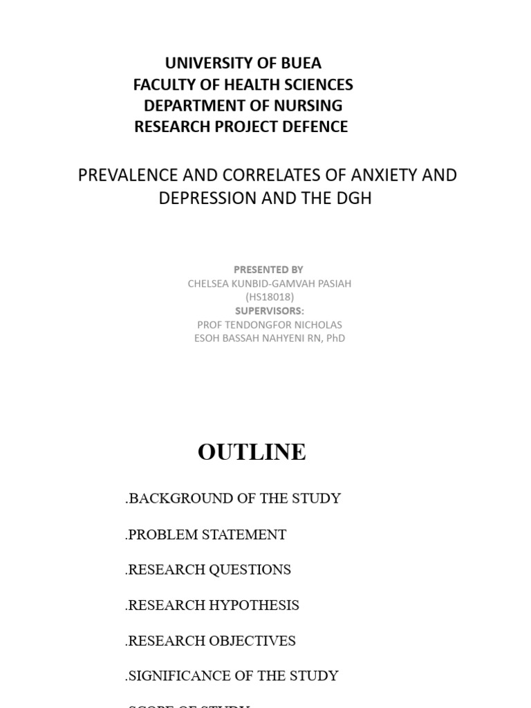 Pre Defense Presentation 600 | Download Free PDF | Major Depressive ...