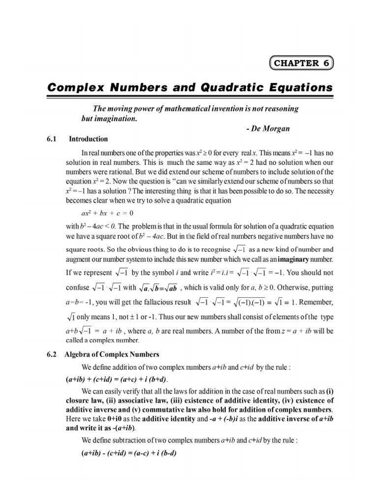 +2 ELEMENTS OF MATHMATICS PART-I Pages 1-50 | PDF