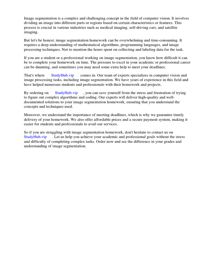 Image Segmentation Homework | PDF | Image Segmentation | Cluster Analysis