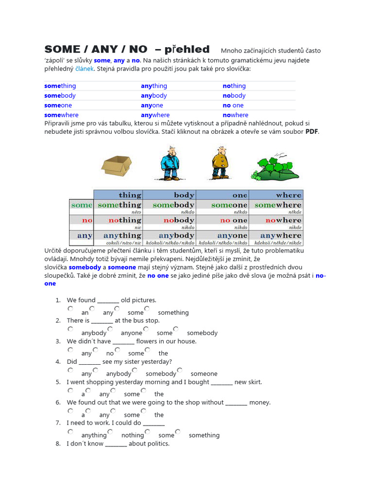 Something Anything Theory and Test | PDF